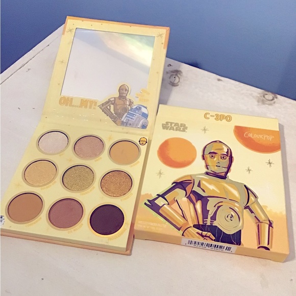 Colourpop | Makeup | Colourpop Star Wars C3po Robot Eyeshadow Palette ...